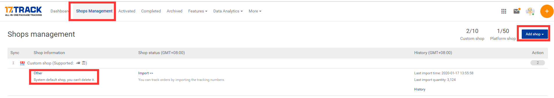 Instructions on how to add a custom shop – Help Center